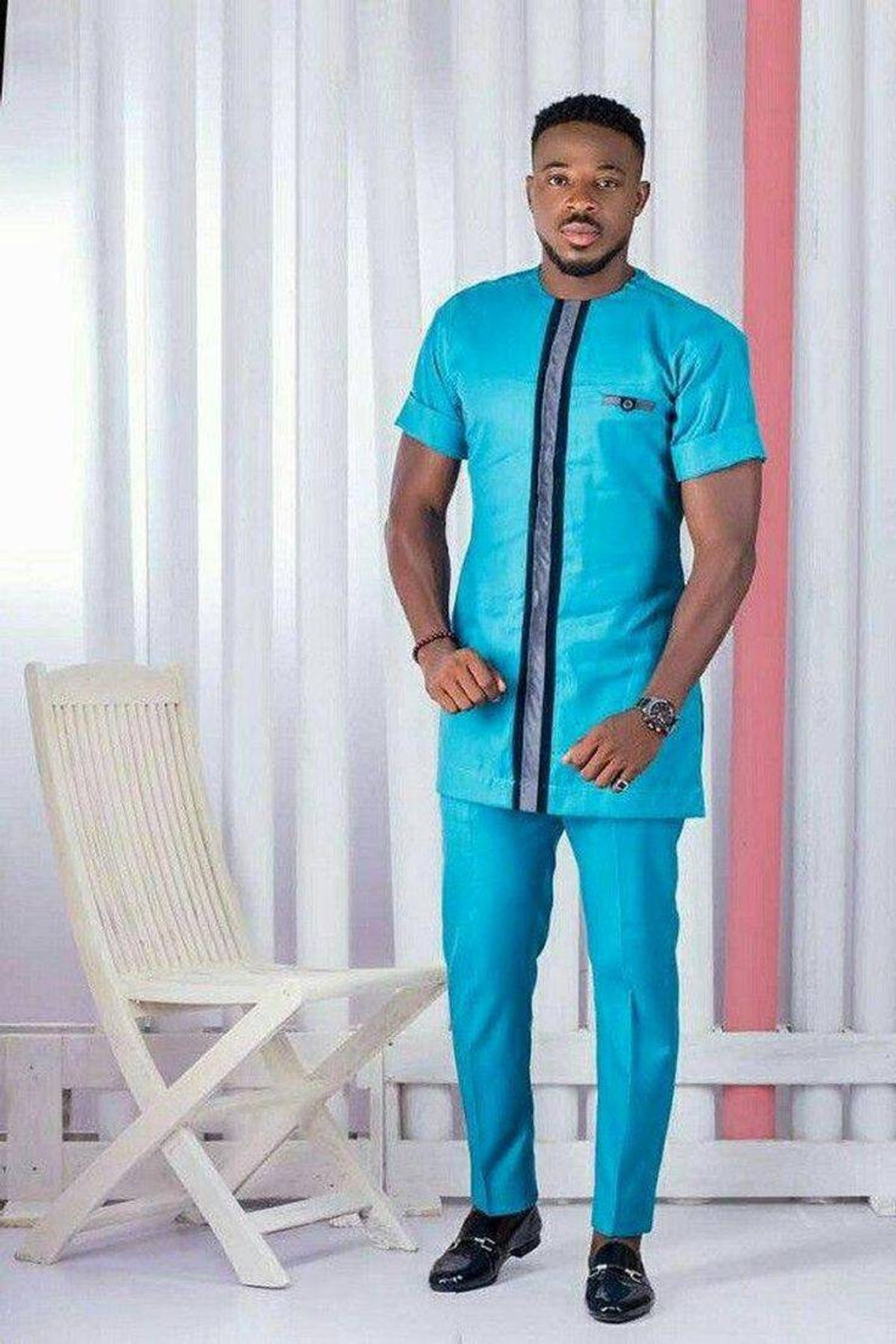 Max Print/ African Men's Clothing/ Dashiki/ Ankara Fabrics/wedding Suit ...