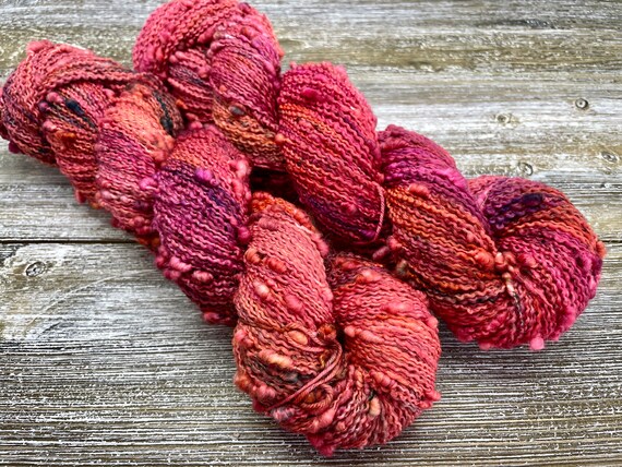 APPLE SEASON 2-ply Superwash Merino Wool Slub Yarnindie - Etsy