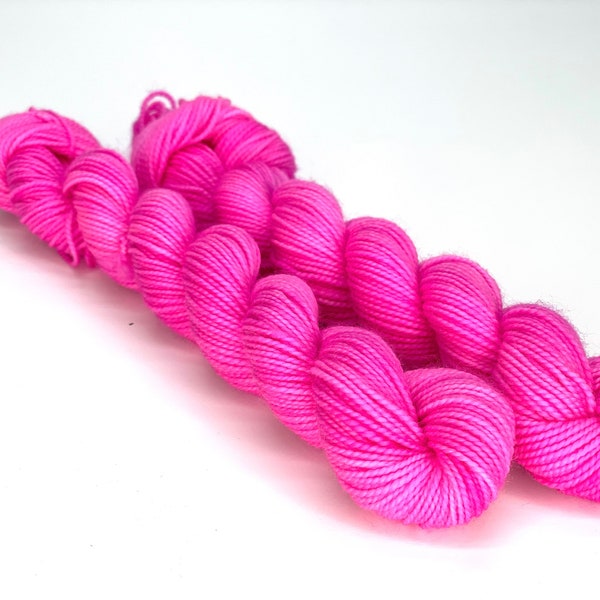 Hot Pink Yarn - Etsy