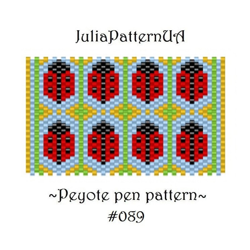 Ladybug Bead Pattern - Etsy