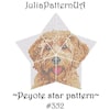 Chihuahua 3D Peyote Star Pattern PDF Black and Tan Dog Beaded Star ...