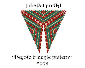Peyote Triangle Beading Graph Paper Beading Pattern - Etsy