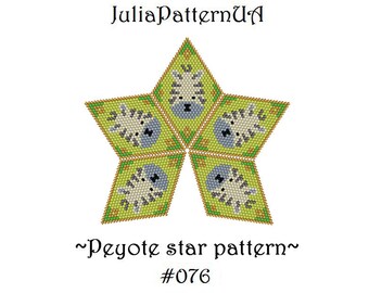 French Bulldog 3D Peyote Star Pattern Animal Beaded Star | Etsy