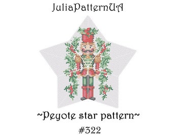 Chihuahua 3D Peyote Star Pattern PDF Black and Tan Dog Beaded Star ...