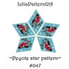 Anime Characters 3D Peyote Star Pattern PDF Beaded Star Pattern DIY ...