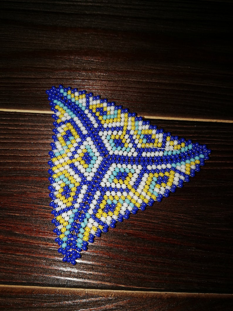 Peyote Triangle Peyote Necklace Seed Bead Patterns Peyote | Etsy