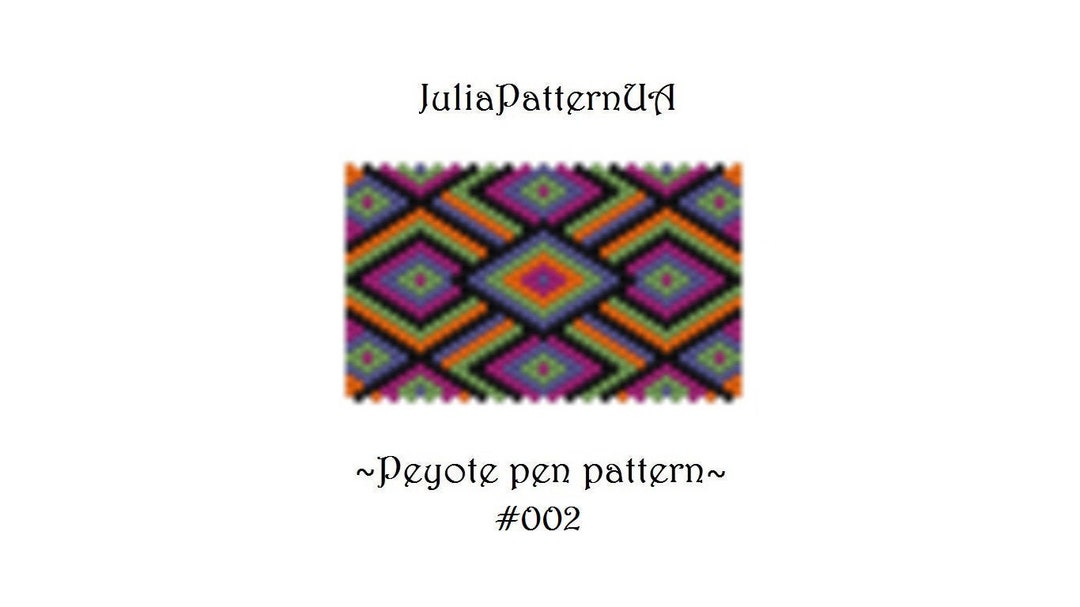 Beaded Pen Wrap Patterns G2 Beaded Pen Cover Peyote Beading Patterns ...