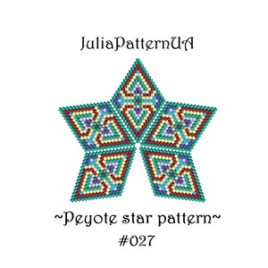 3D Peyote Star Pattern Beaded Christmas Ornament Patterns Beaded Star Pattern Warped Square ...