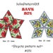 Blue Butterfly 3D Peyote Star Pattern PDF Insect and Flowers Beaded ...