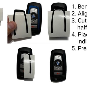 BMW Colored Keyfob Decals BMW Sticker F Series 1 2 3 4 5 6 M2 M3 M4 M5 ...