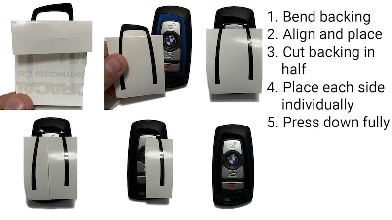 BMW Colored Keyfob Decals BMW Sticker F Series 1 2 3 4 5 6 M2 M3 M4 M5 ...