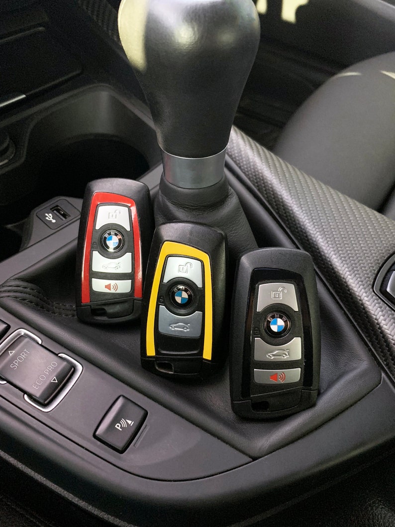 BMW Colored Keyfob Decals BMW Sticker F Series 1 2 3 4 5 6 M2 | Etsy