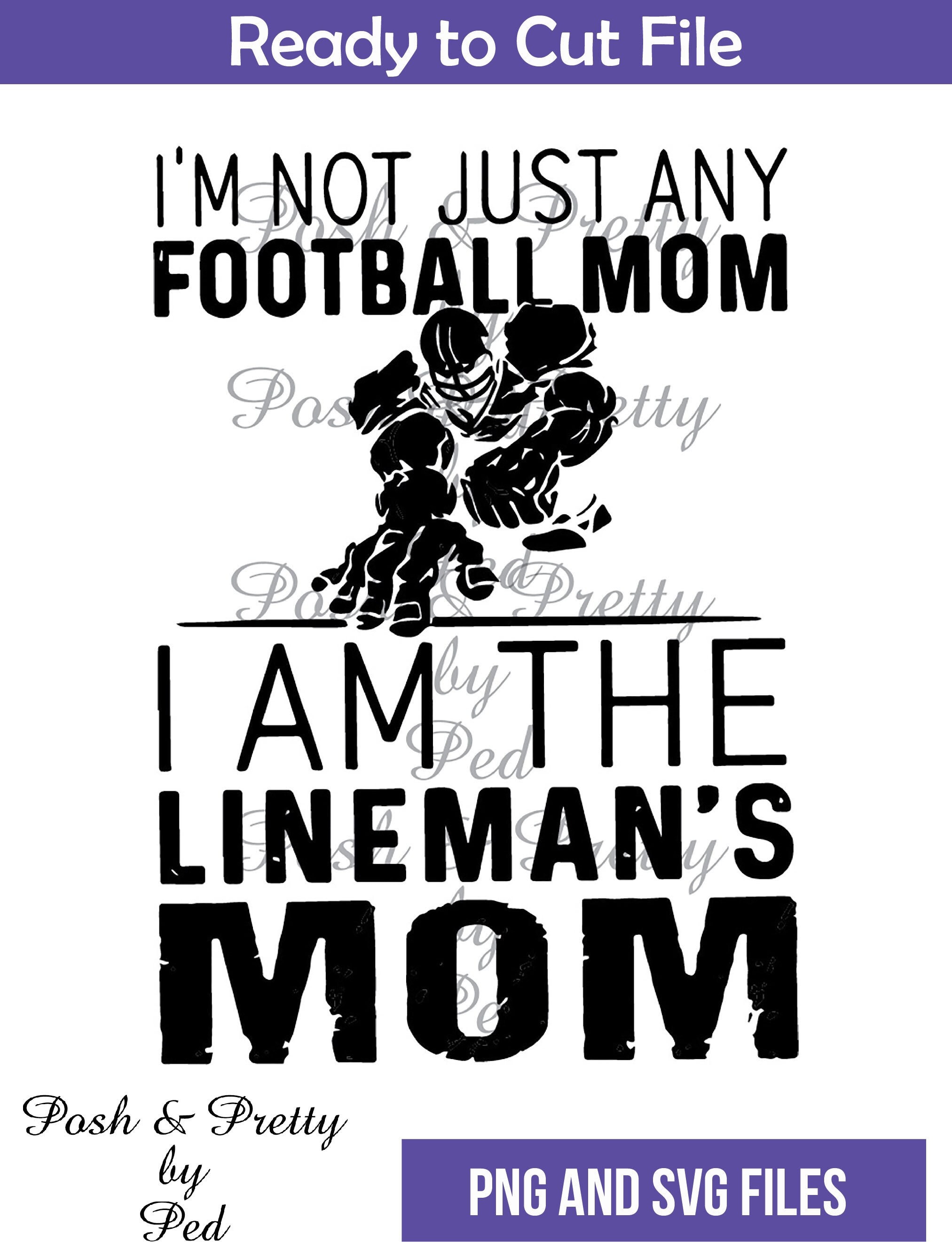 Lineman Mom Football Lineman Svg Football Team Football Etsy