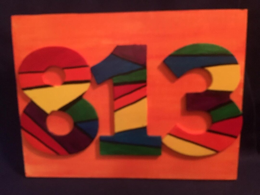 Pride Shop Area Code 813 Wall Art - Etsy