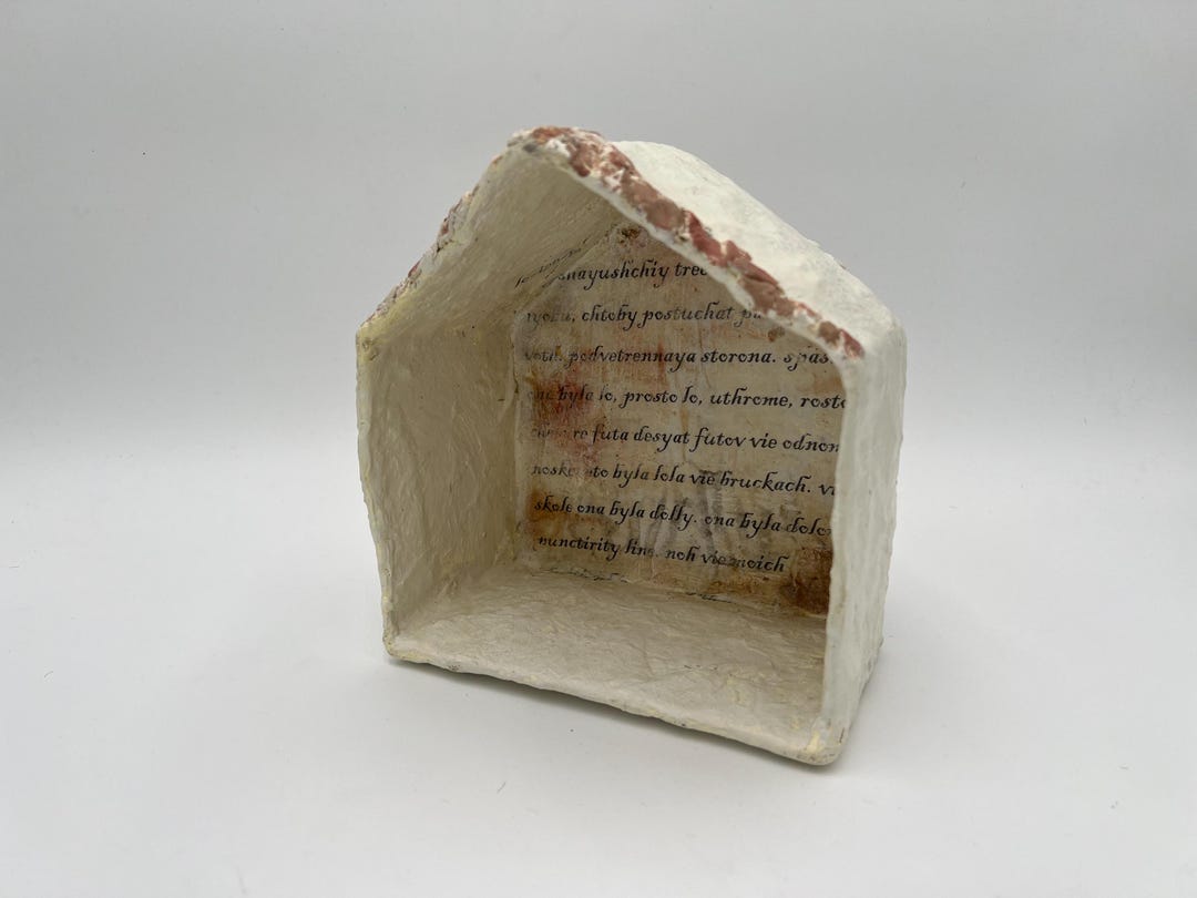 Shrine Paper Mâché Sculpture Shelf Table Wall Curio Display Romantic ...