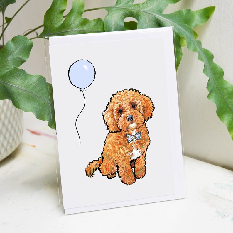 Personalised Cavapoo Card - Etsy UK
