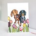 Personalised Dachshund Mothers Day Card Dachshund Valentines - Etsy UK