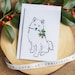 Samoyed Christmas Card - Etsy UK