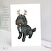Cavapoo Christmas Card - Etsy