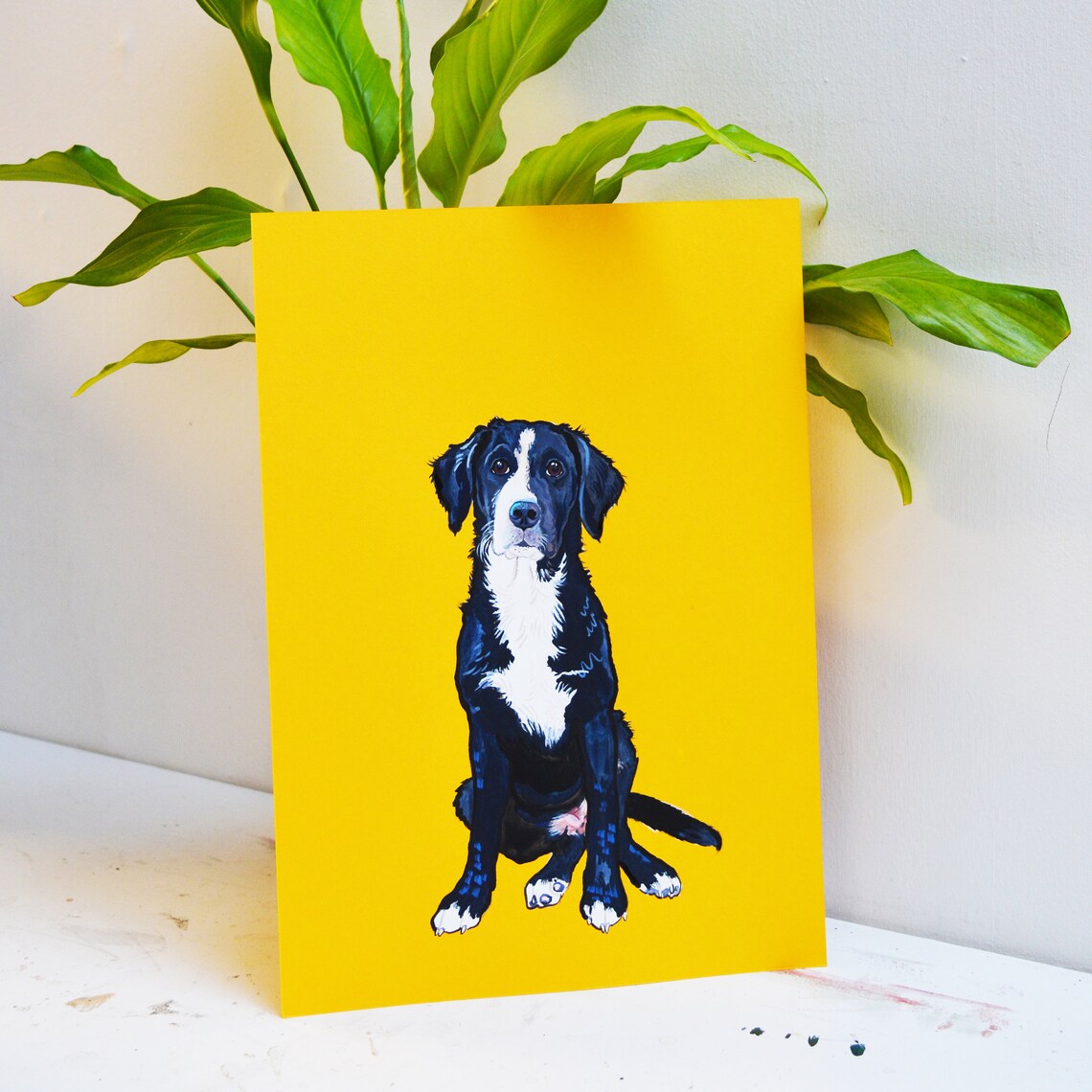 A4 'colour' Bespoke Pet Portrait Commission - Etsy