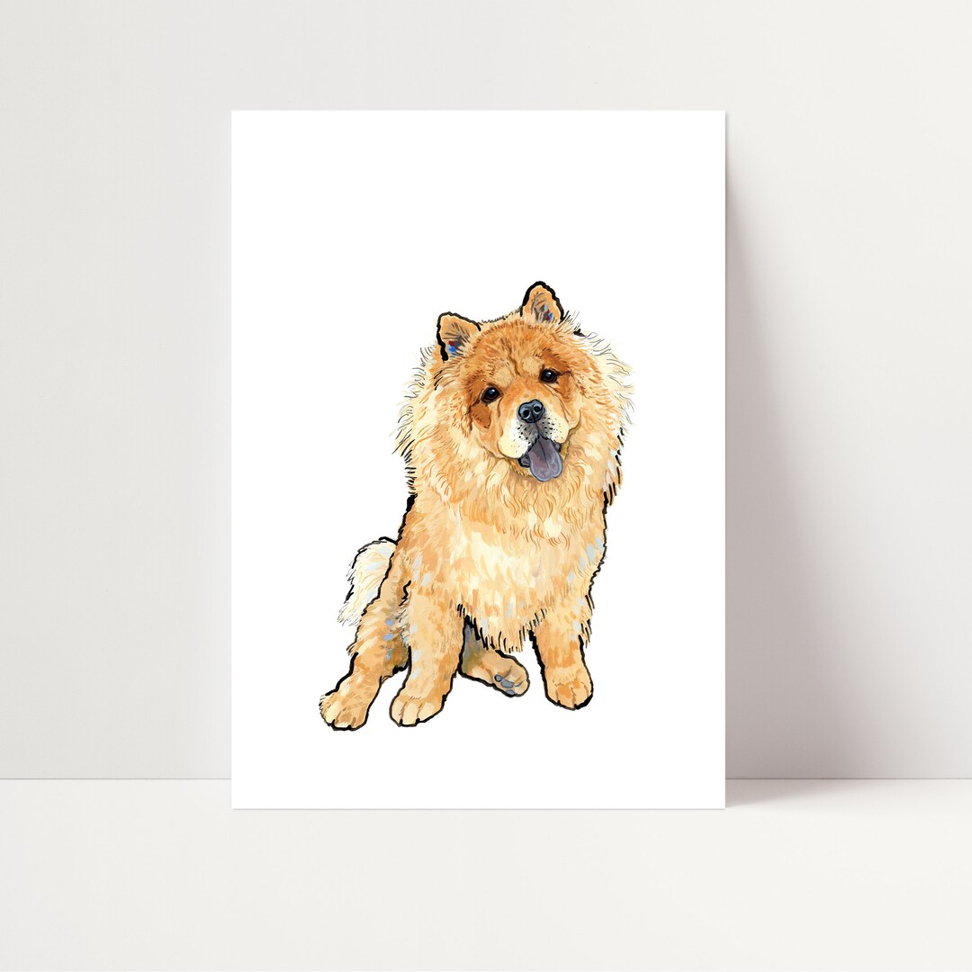 Chow Chow Print | Chow Chow Wall Art - Etsy