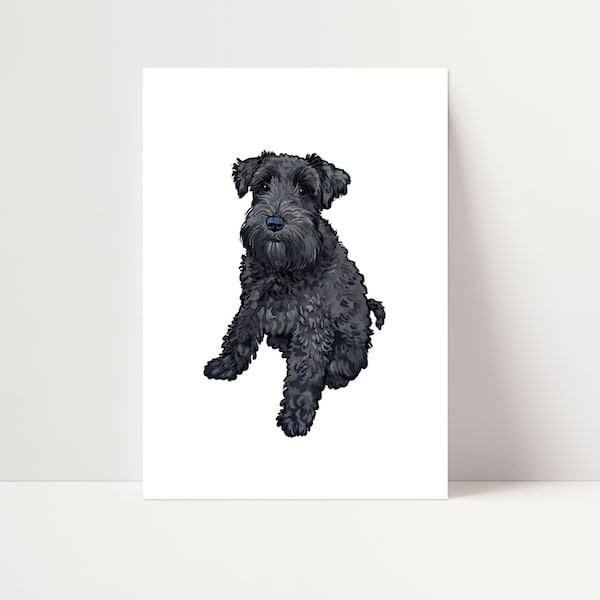 Schnauzer Print - Etsy