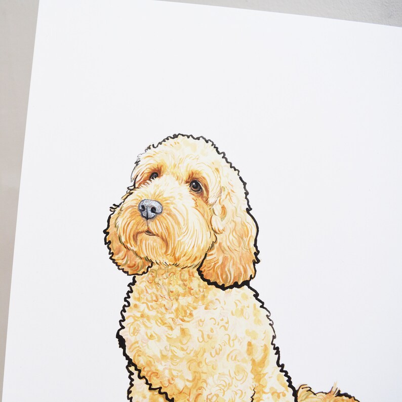 Cockapoo Print Cockapoo Wall Art | Etsy