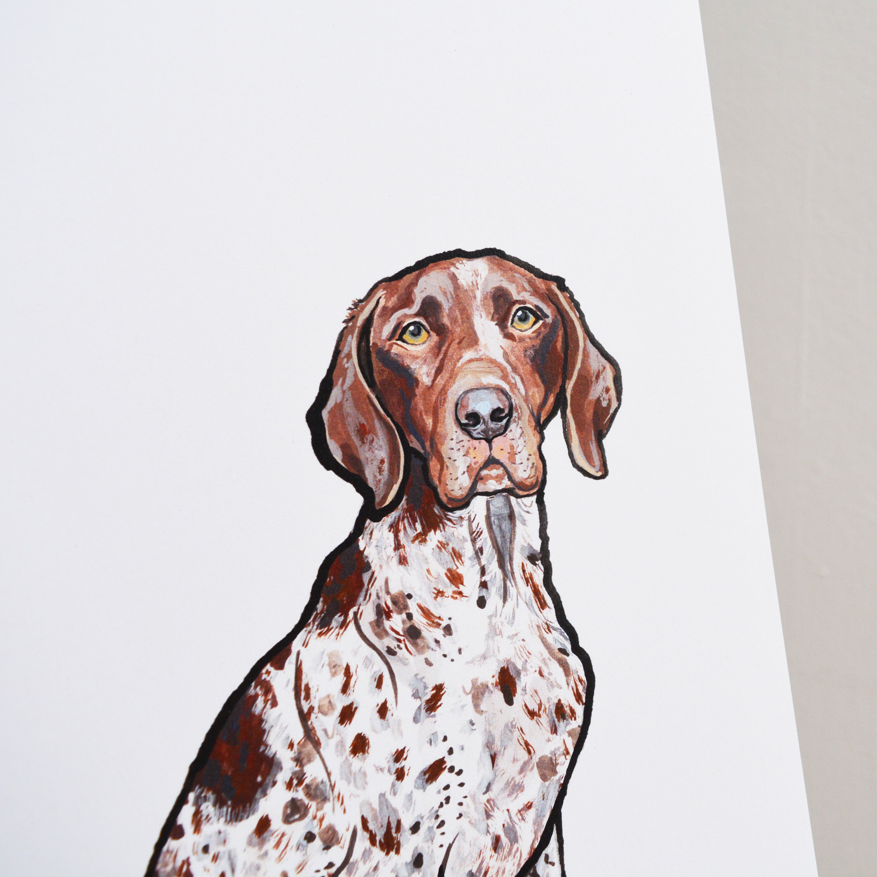 German Shorthaired Pointer Print | GSP Print - Etsy