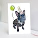 Personalised French Bulldog Card - Etsy