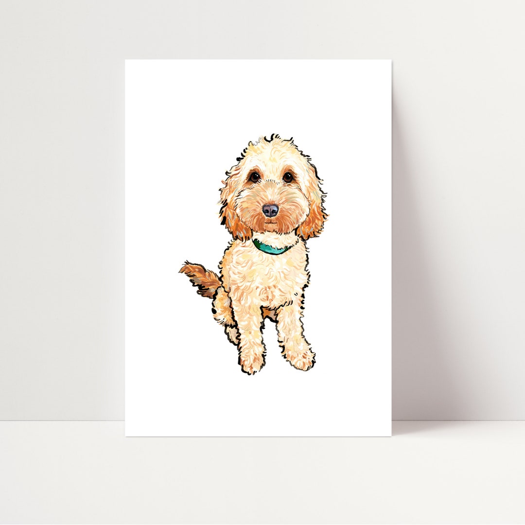 Cockapoo Print | Cockapoo Print - Etsy