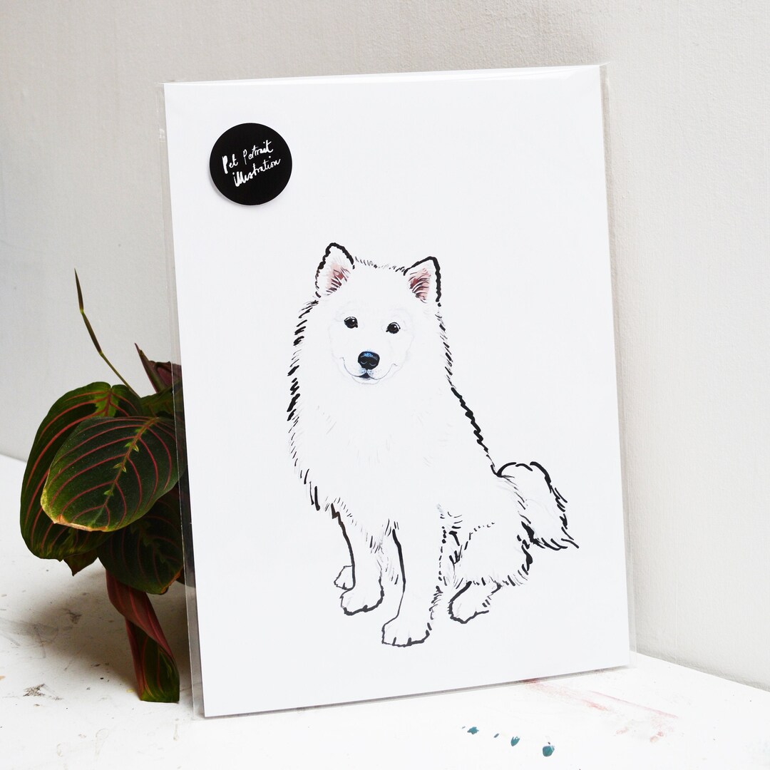 Samoyed Wall Art Samoyed Print Samoyed Lover Gift - Etsy
