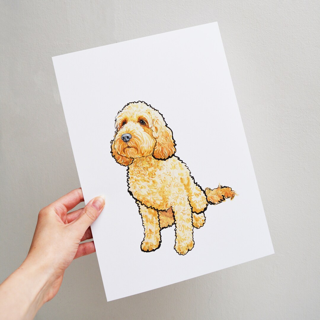 Cockapoo Print Cockapoo Wall Art - Etsy
