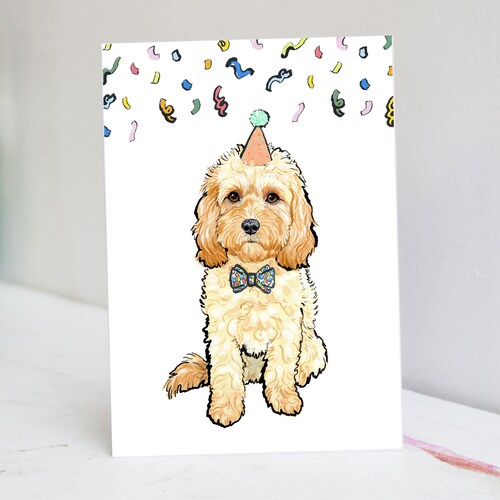 Personalised Cavapoo Card - Etsy UK
