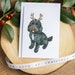 Personalised Black and White Cockapoo Christmas Card - Etsy