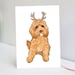 Ruby Cavapoo Christmas Card - Etsy UK