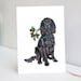 Personalised Black Cocker Spaniel Christmas Card - Etsy