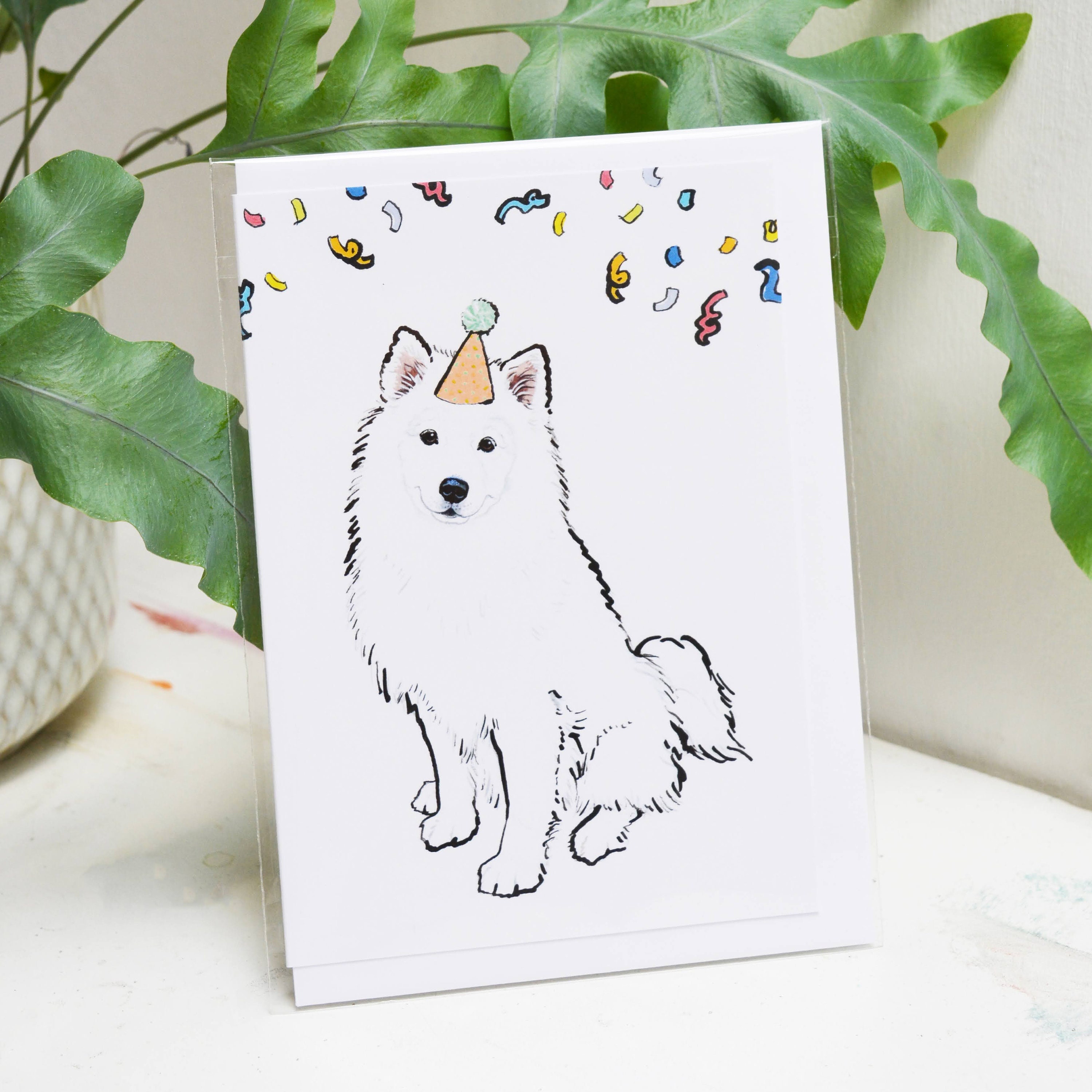 Personalised Samoyed Card - Etsy UK