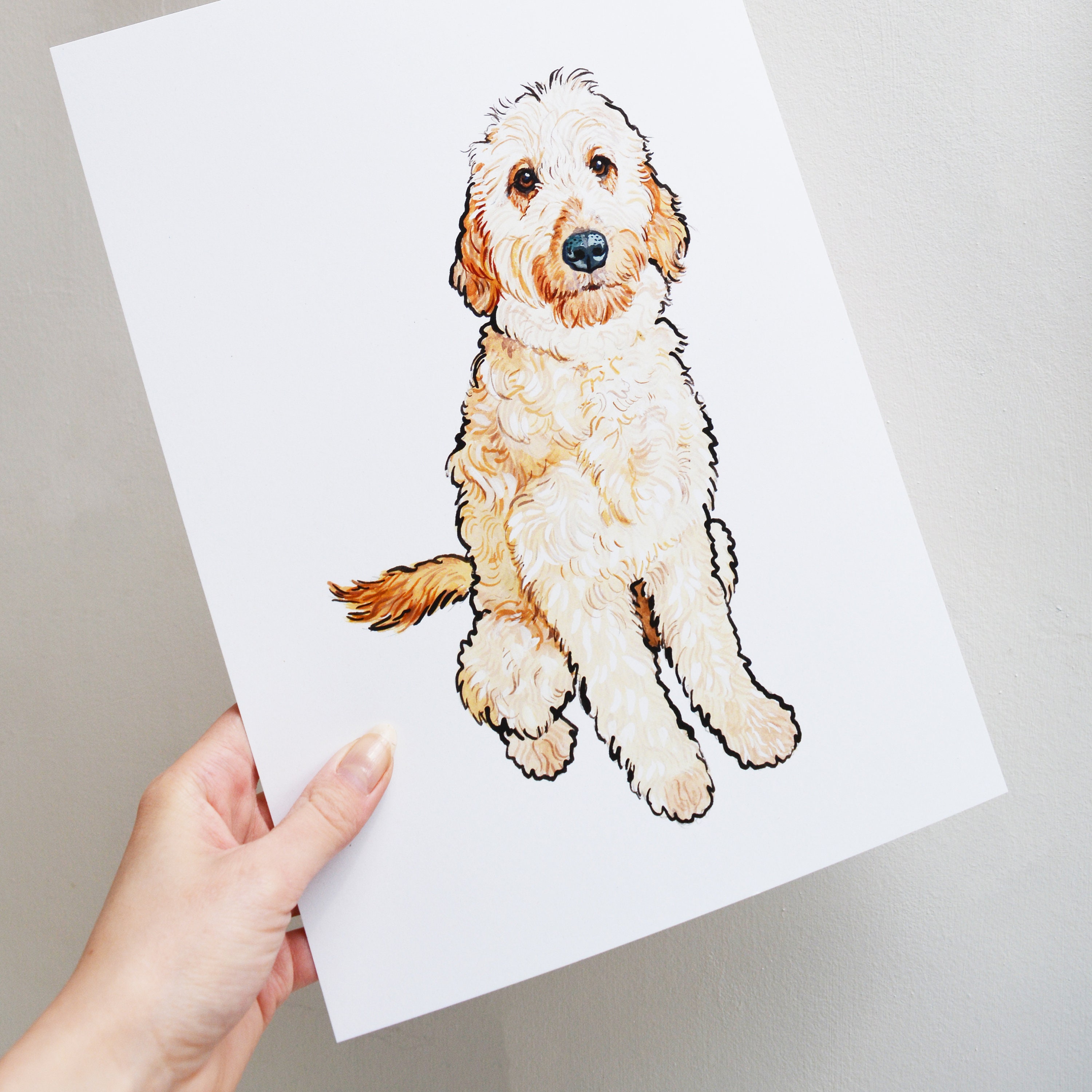 Labradoodle Print | Labradoodle Wall Art - Etsy