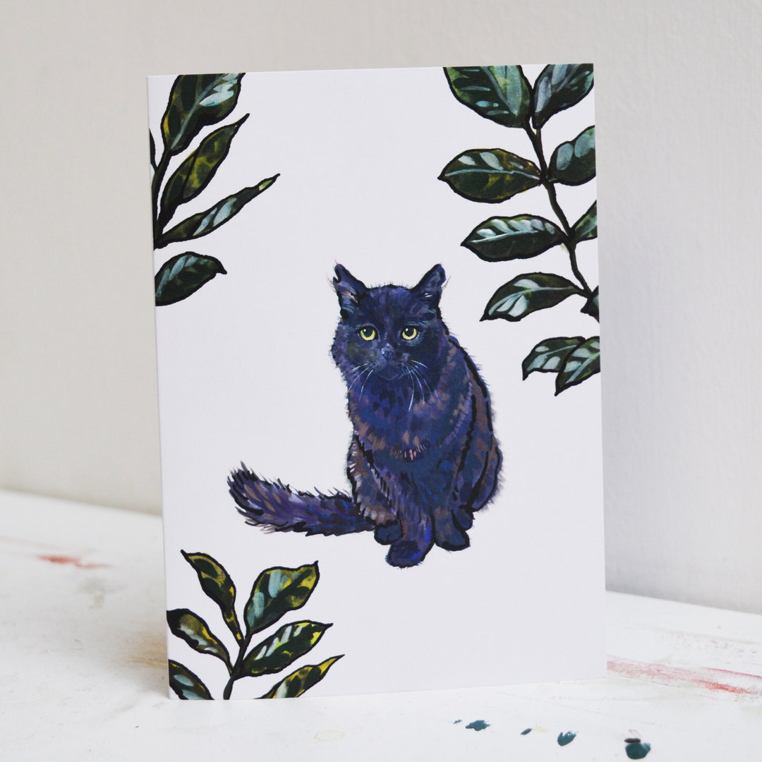 ZZ Cat Greetings Card | Cat Greetings Card - Etsy