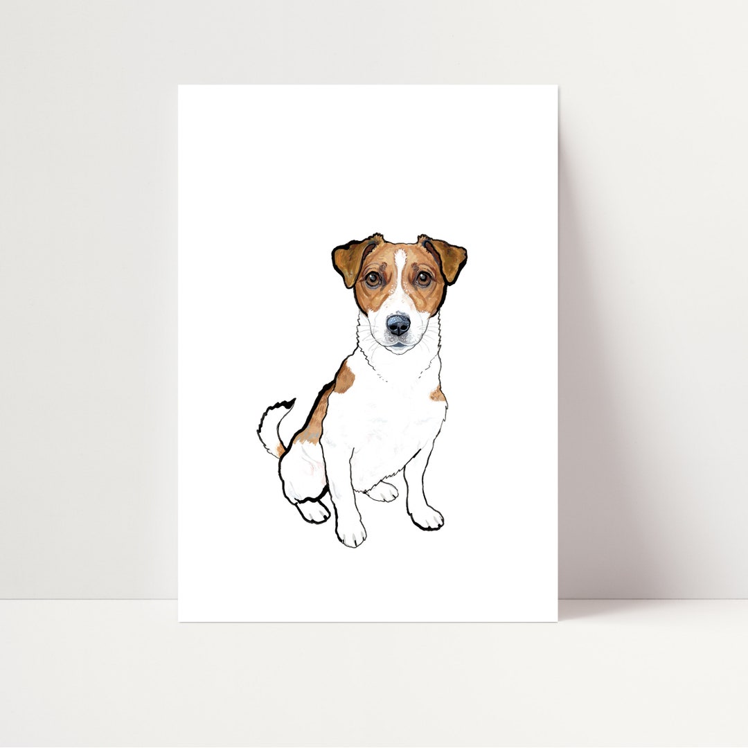 Jack Russell Print | Jack Russell Wall Art - Etsy