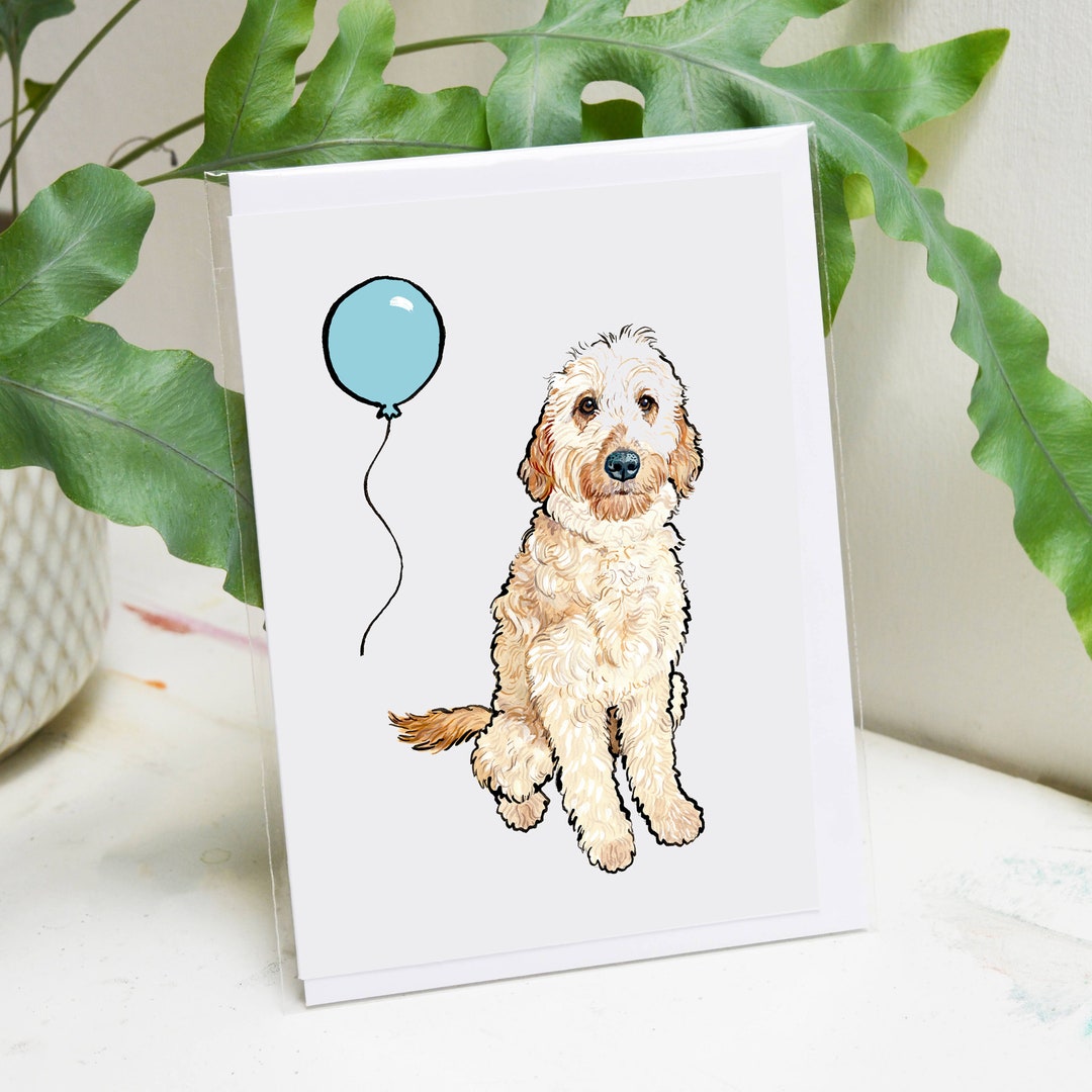 Personalised Labradoodle Card - Etsy