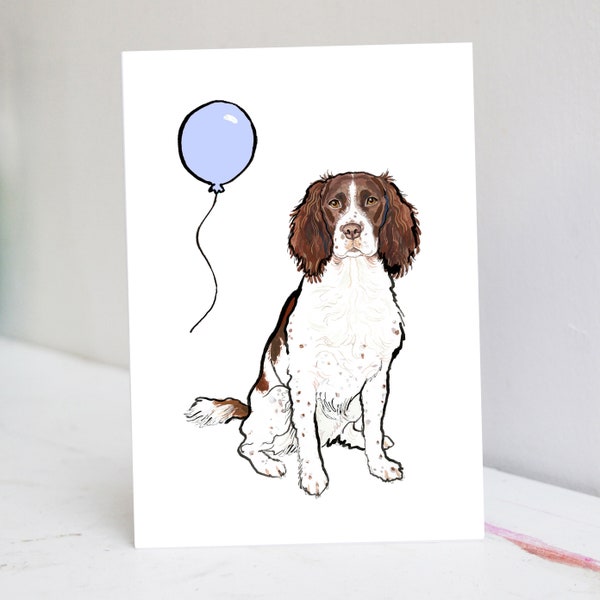 Springer Spaniel Birthday Card - Etsy