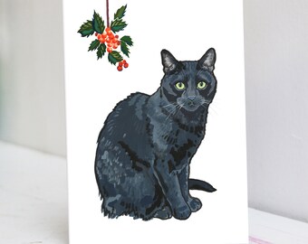 Black Cockapoo Christmas Card - Etsy UK