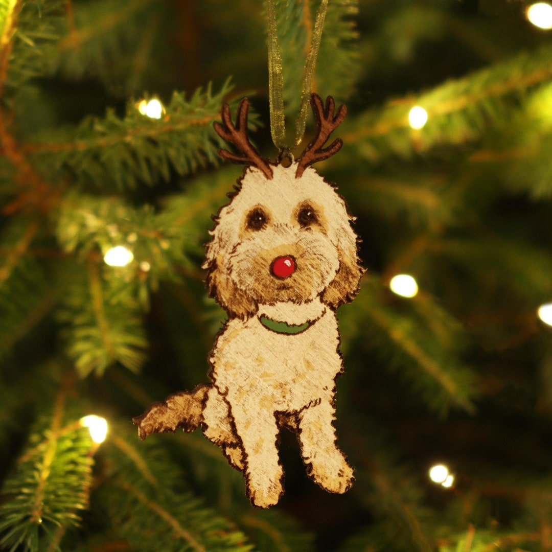 Wooden Cockapoo Christmas Decoration | Cockapoo Bauble | Cockapoo ...