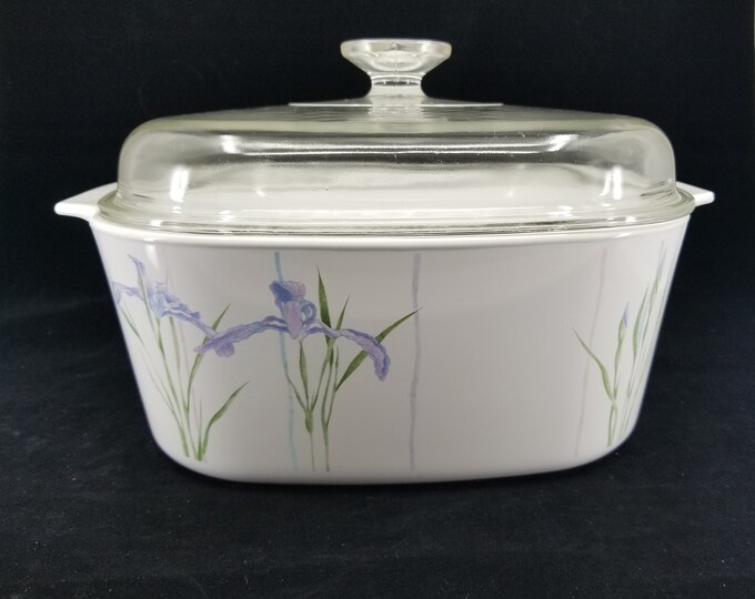 CORNING WARE Shadow Iris 5 Qt Saucepan With Domed Lid A-5-B 1986-93 - Etsy