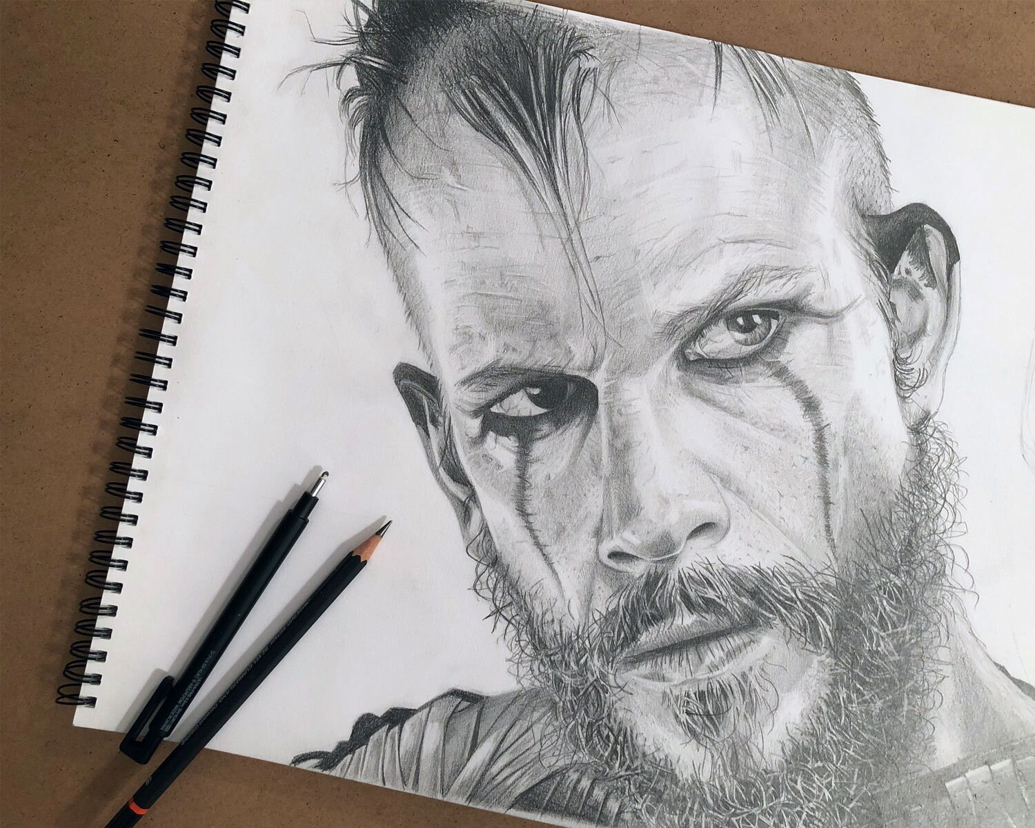 A3 Custom Pencil Portrait Hand Drawn From Photo // Baby • Children ...