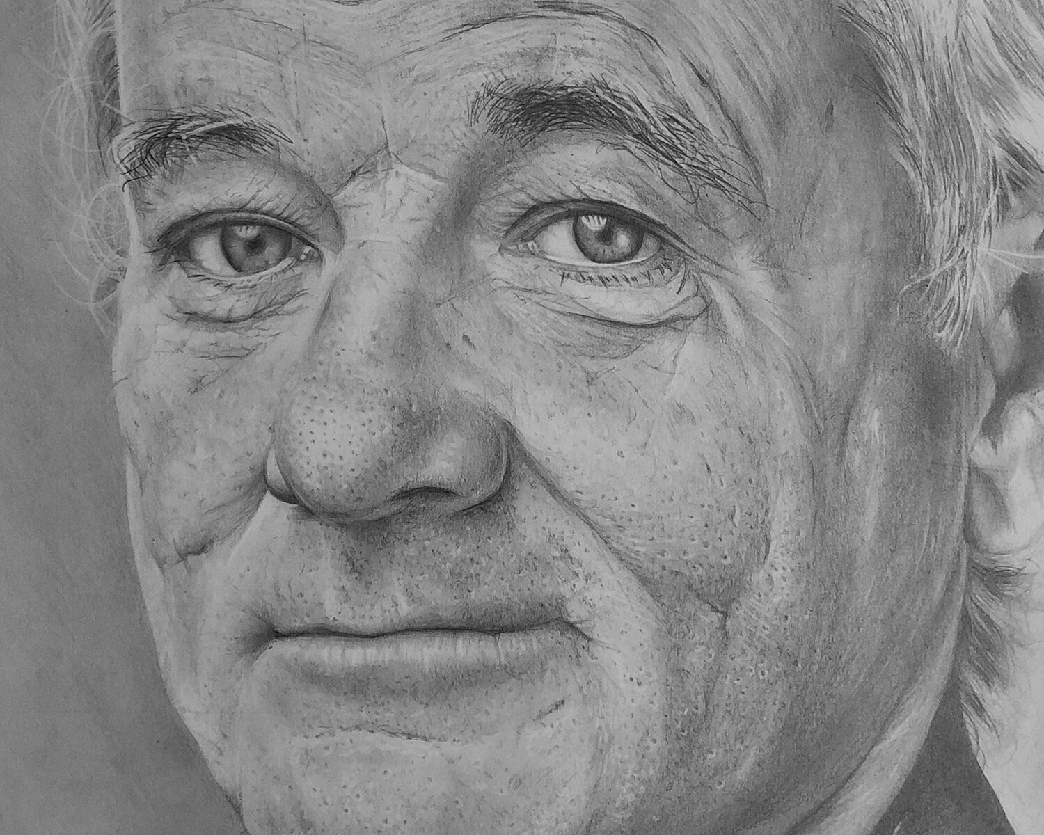 A2 (17x24) Custom Pencil Portrait, Personalised Graphite Drawing From ...