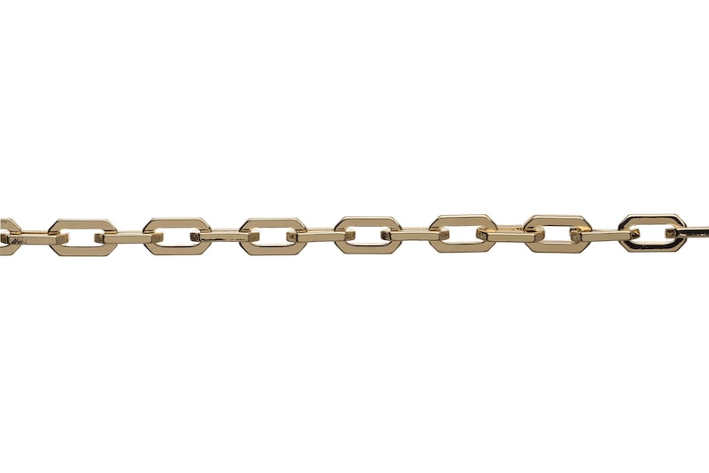 6mm X 10mm Angular Cable Chain Sold by the Foot Available in Multiple ...