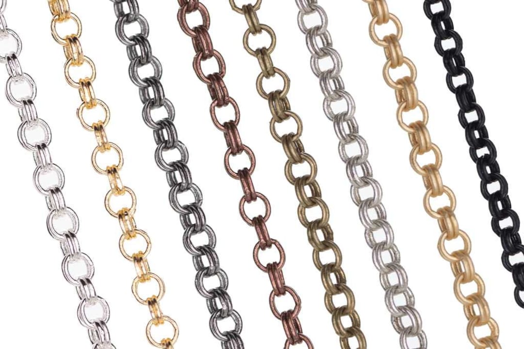 1.7mm Double Rolo Chain Available in Multiple Colors and Sold by the ...