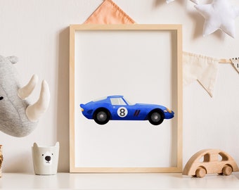 Race Car Driver Nursery Decor Girl Racing Wall Art Poster - Etsy